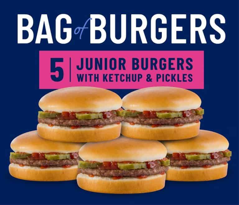 Braum's Bag of 5 Junior Burgers | Braum's